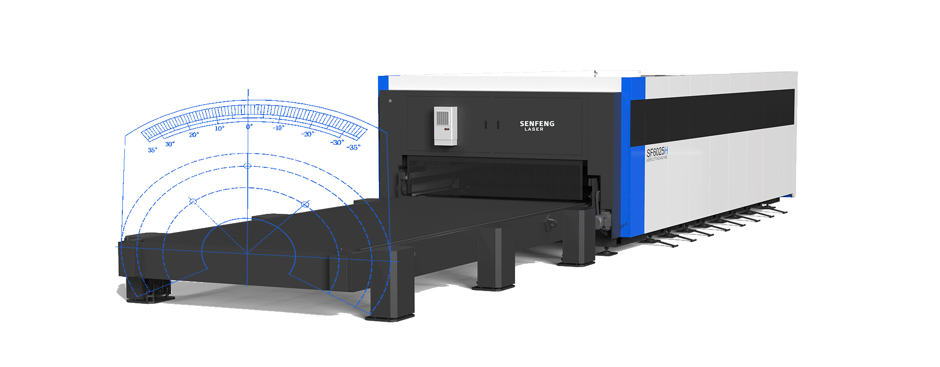 ultra high power fiber laser cutter- SENFENG LASER